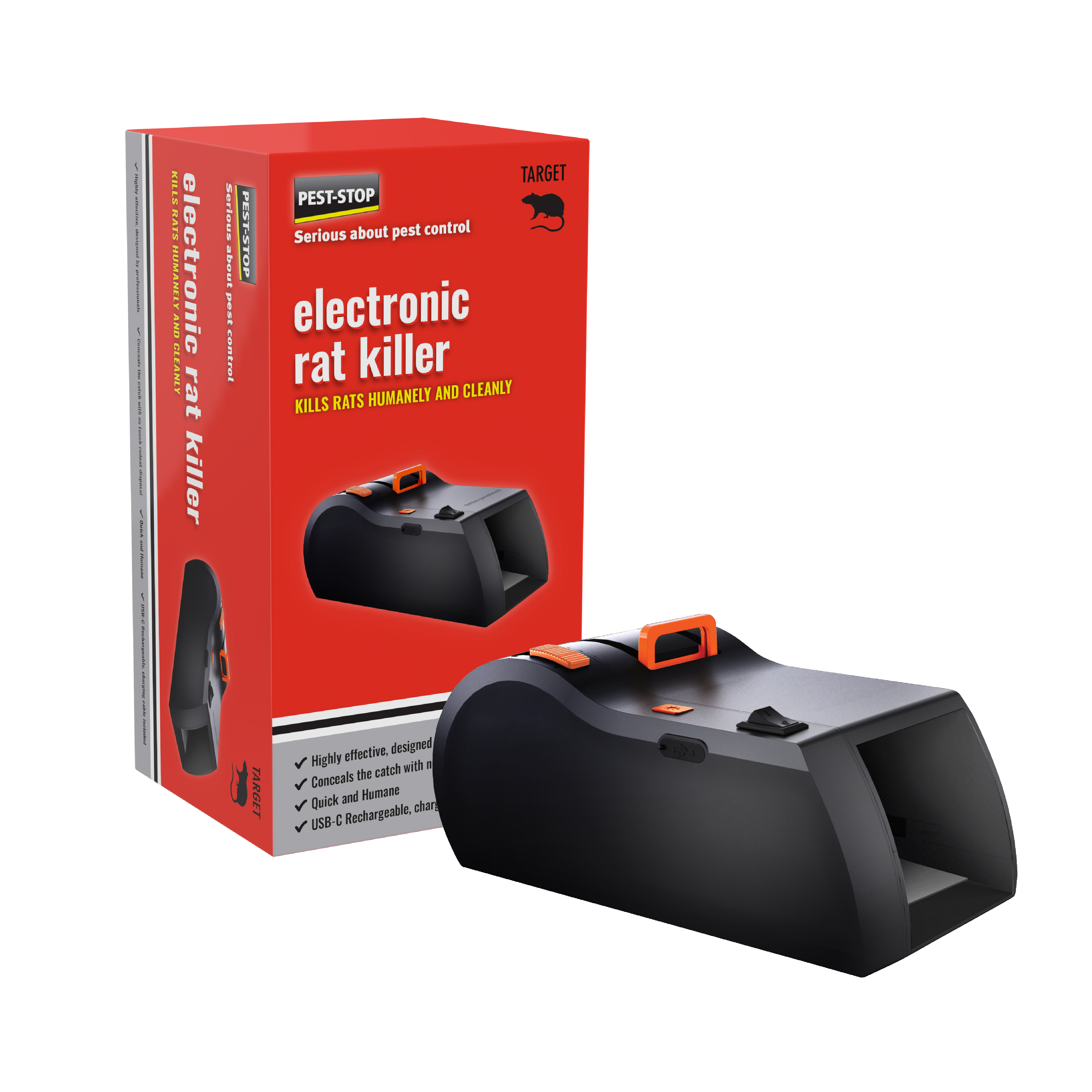 Electronic Rat Killer | Humane Rodent Control | Rechargeable Trap